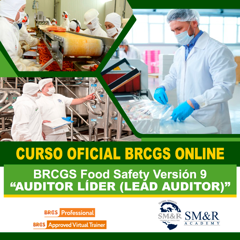Open: BRCGS Food Safety versión 9: Auditor Líder (Lead Auditor) – Ecuador – SM&R
