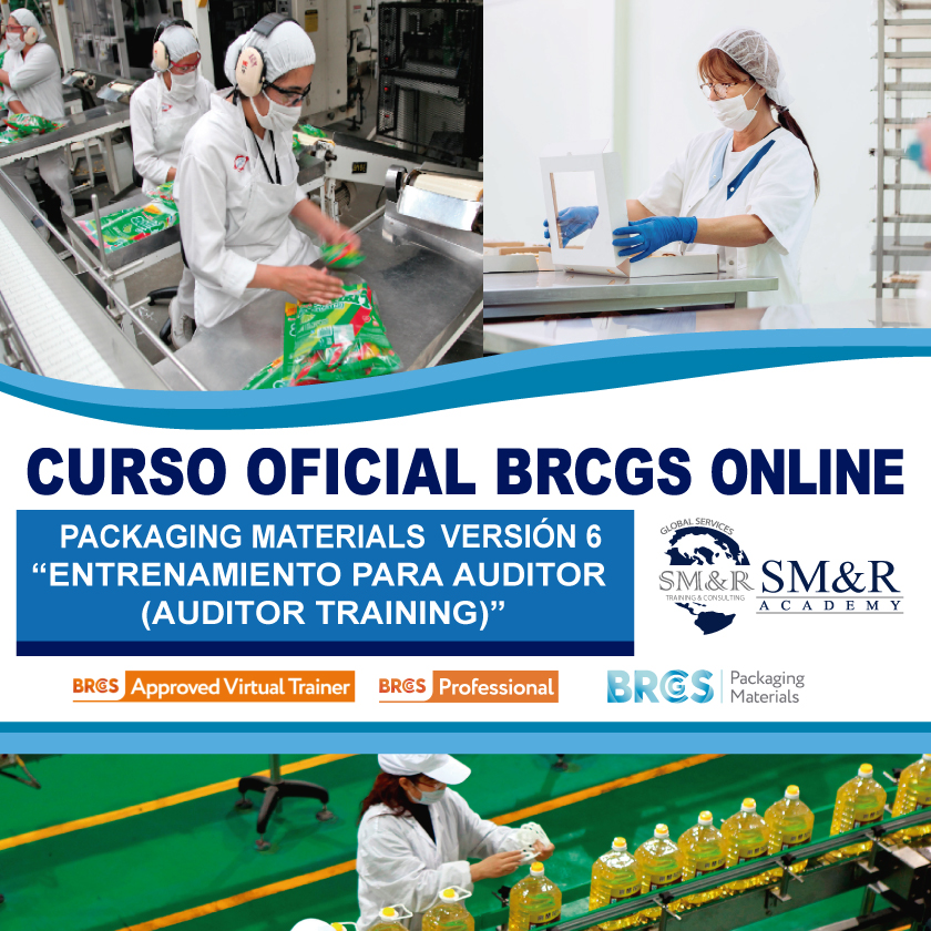Open: BRCGS Packaging Materials Versión 6: Entrenamiento para Auditor (Auditor Training ...