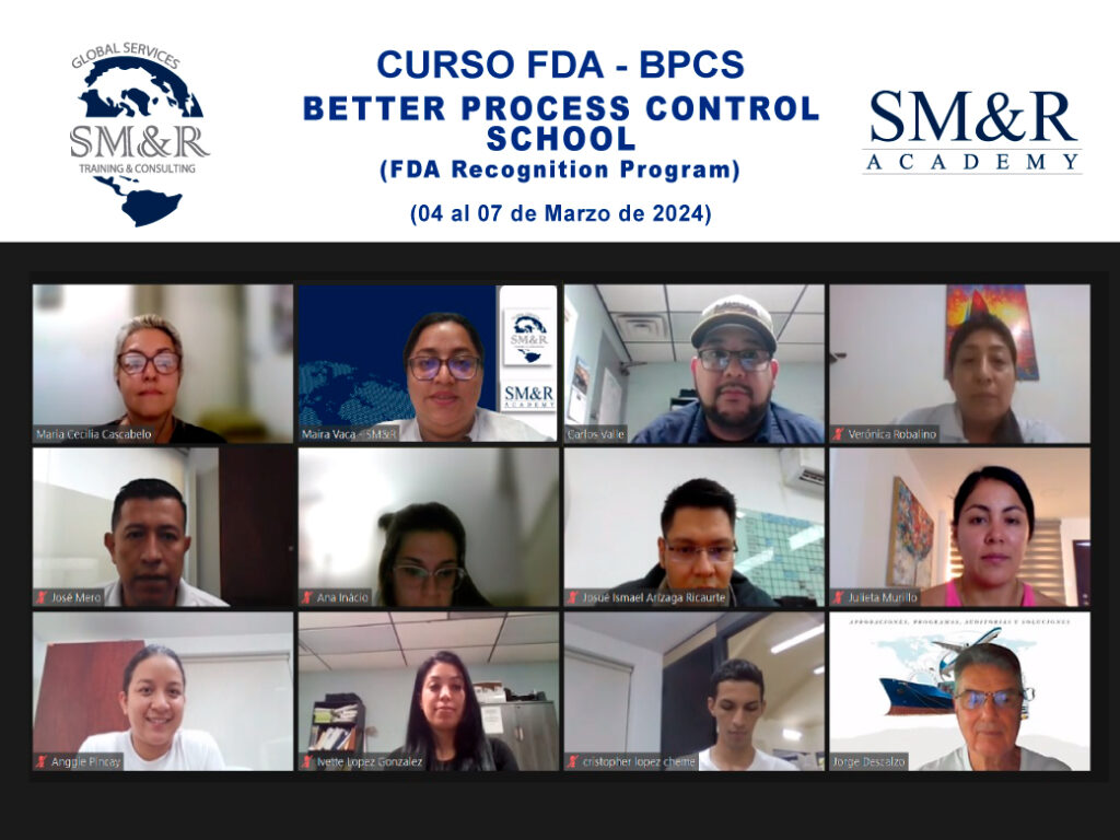 Curso FDA – BPCS Better Process Control School (FDA Recognition Program ...