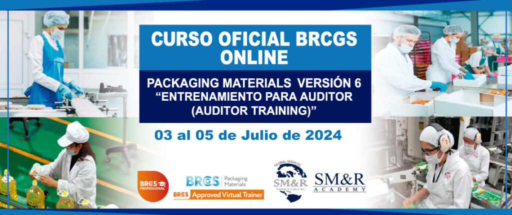 Curso Oficial BRCGS – Packaging Materials Versión 6 – Online –Chile: Entrenamiento para Auditor ...