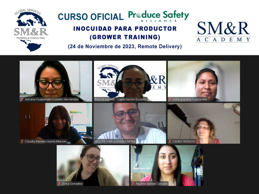 Curso Oficial PSA (Virtual en Vivo) – Inocuidad Productor de Productos ...