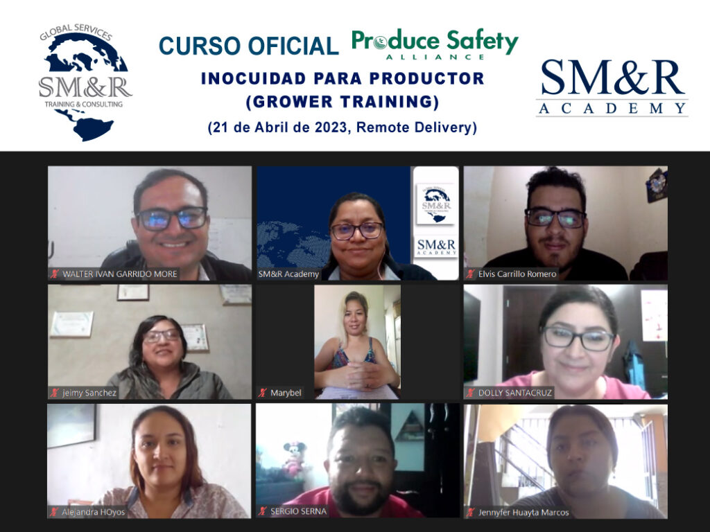 Curso Oficial PSA (Virtual en Vivo) – Inocuidad Productor de Productos ...