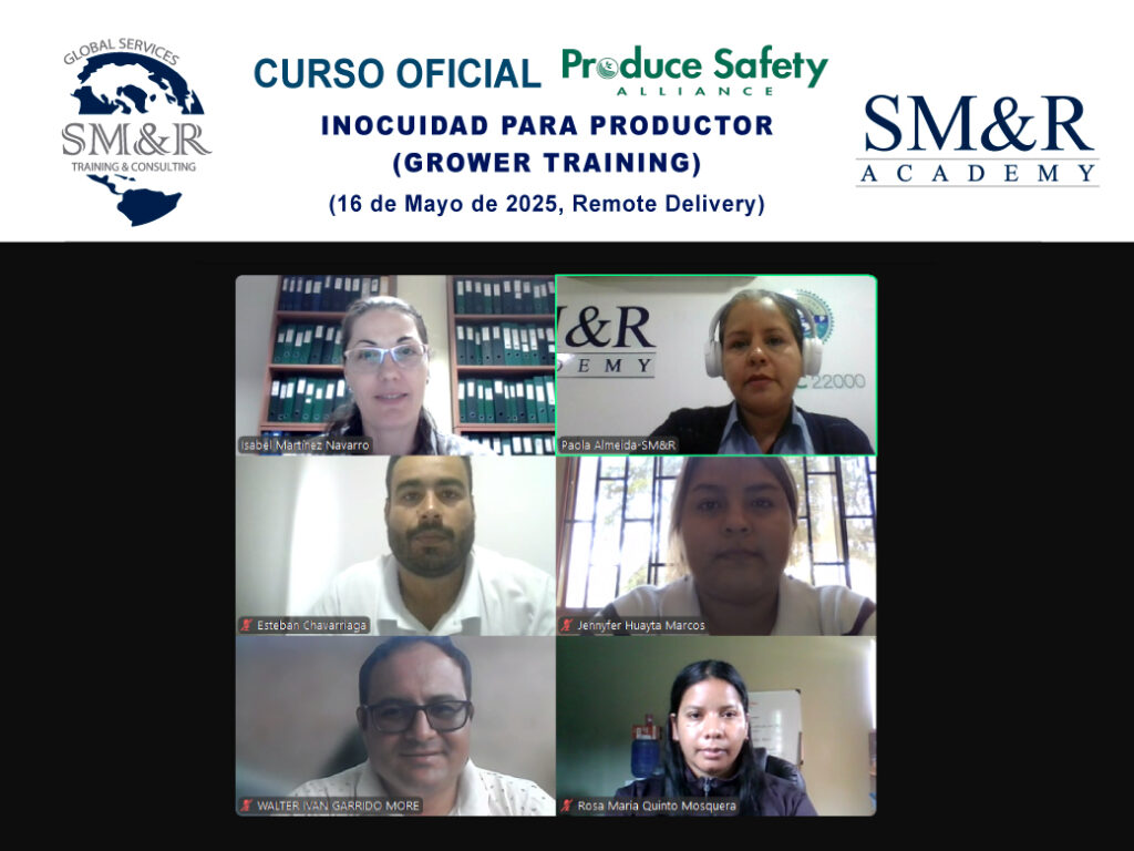 Curso Oficial PSA (Virtual en Vivo) – Inocuidad Productor de Productos ...