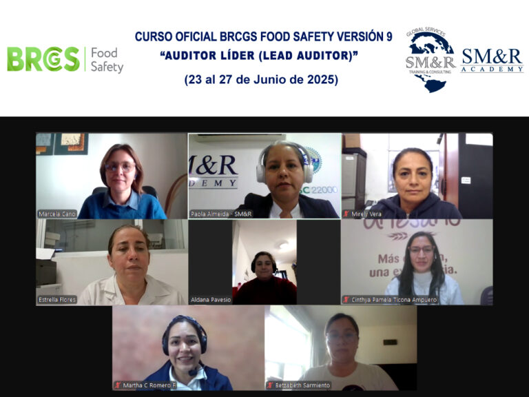 Curso Oficial BRCGS – Food Safety versión 9: Auditor Líder (Lead Auditor) – Online – Junio 2025 ...