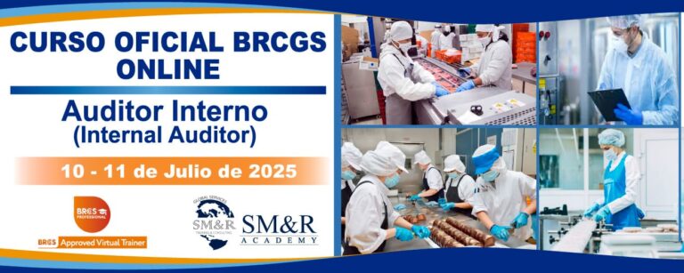 Curso Oficial BRCGS- Online – Chile: «Auditor Interno (Internal Auditor)» – Julio 2025 – SM&R ...