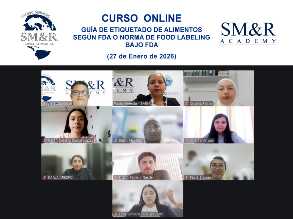 Curso Online – Guía de Etiquetado de Alimentos según FDA o Norma de ...